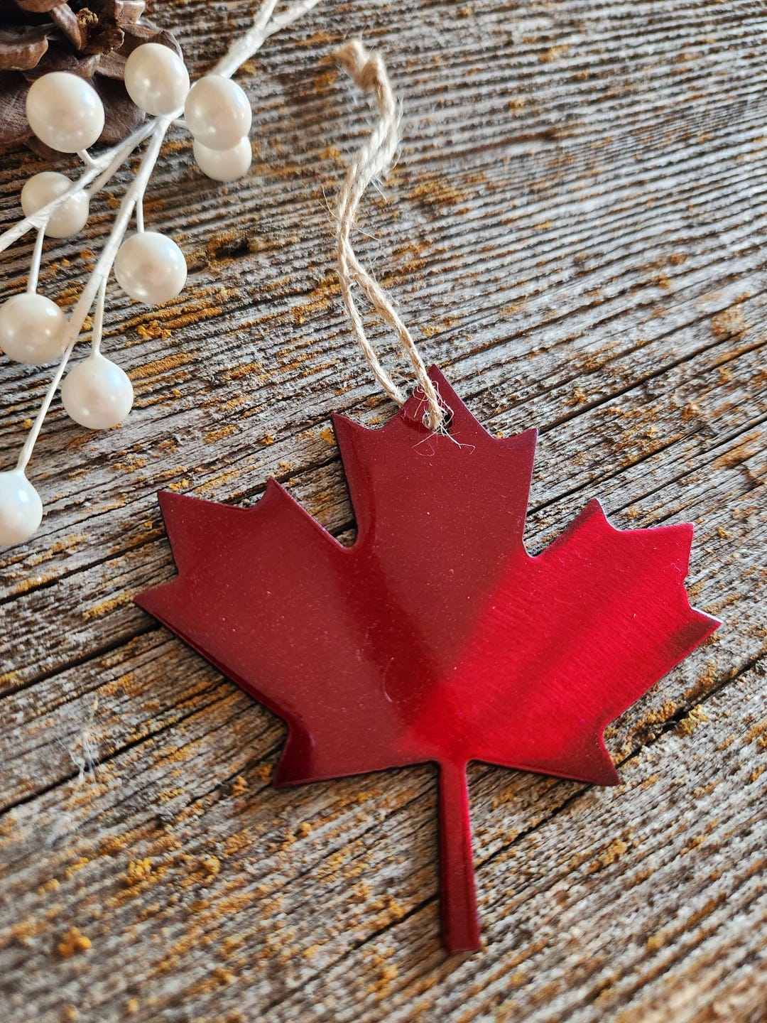 Christmas Tree Ornament, Maple Leaf Tree Ornament, Canadian Christmas ...