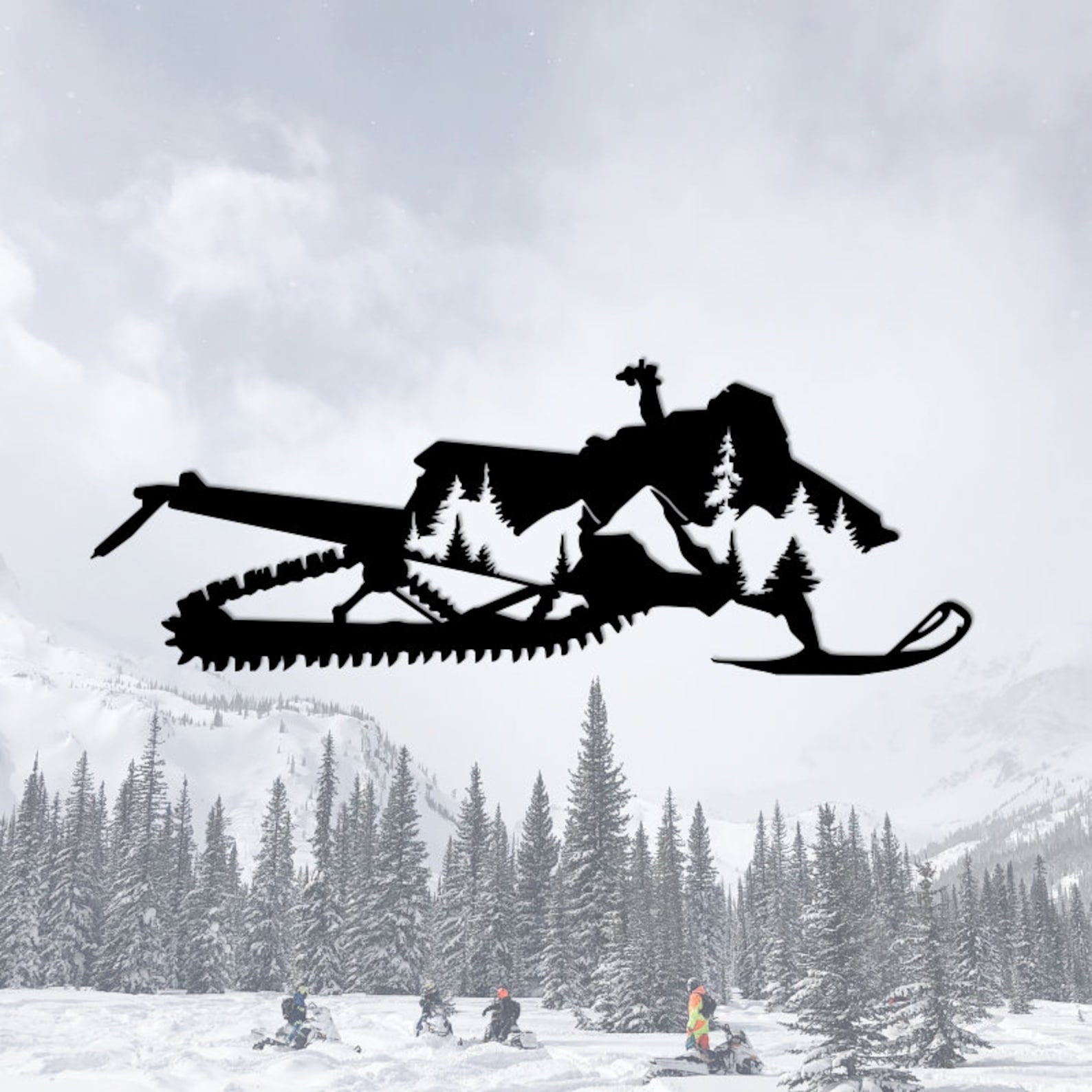 Skidoo Metal Wall Art, Snowmobile Metal Sign, Ski-doo Mancave Sign ...