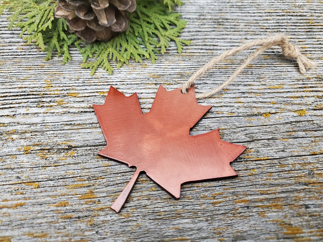 Christmas Tree Ornament, Maple Leaf Tree Ornament, Canadian Christmas ...