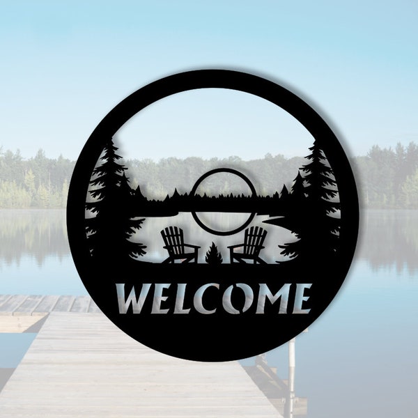 Summer Lake Scene - Etsy