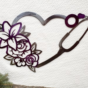 Stethoscope Wall Hanging, Stethoscope Decor, Metal Wall Art - Etsy