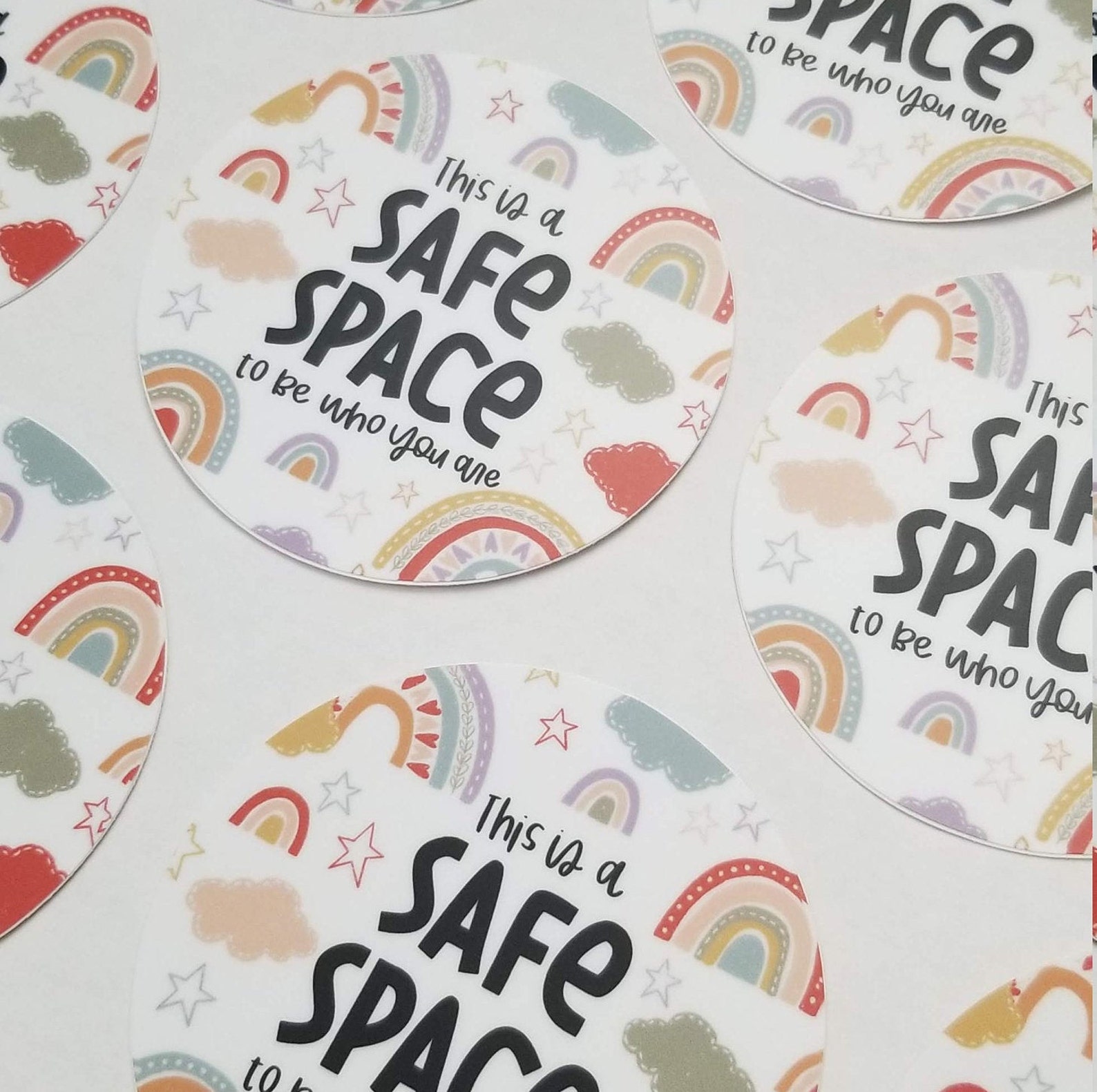 Safe Space Sticker LGBTQ Ally Sticker This is a Safe | Etsy