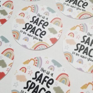 Safe Space Sticker LGBTQ Ally Sticker This is a Safe | Etsy
