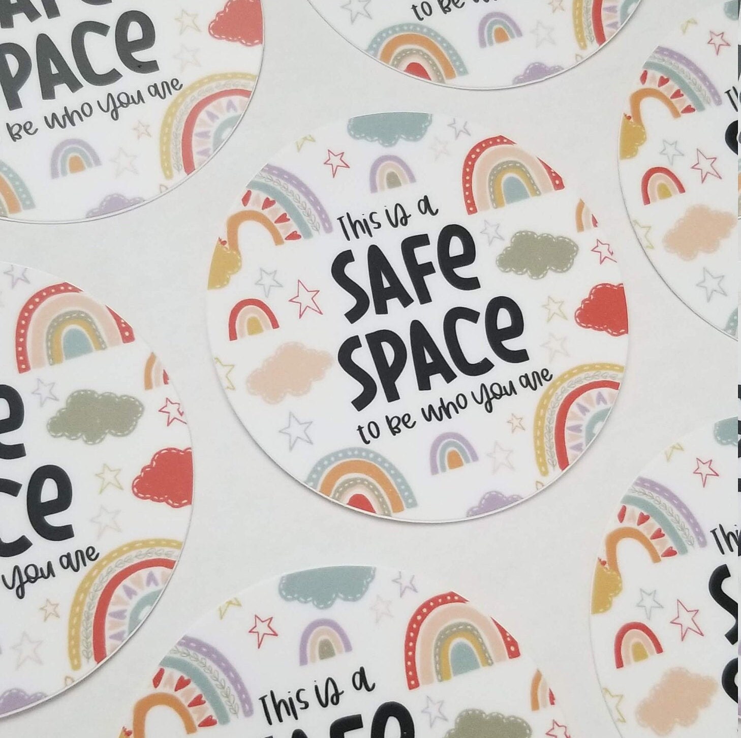 Safe Space Sticker LGBTQ Ally Sticker This is a Safe | Etsy