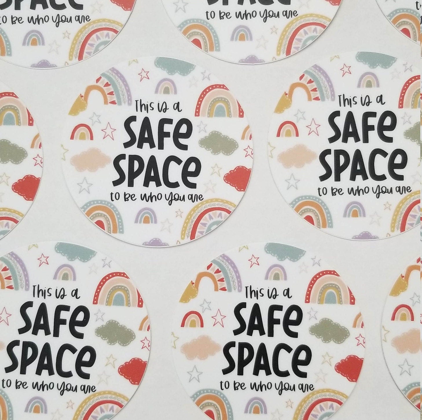 Safe Space Sticker LGBTQ Ally Sticker This is a Safe | Etsy