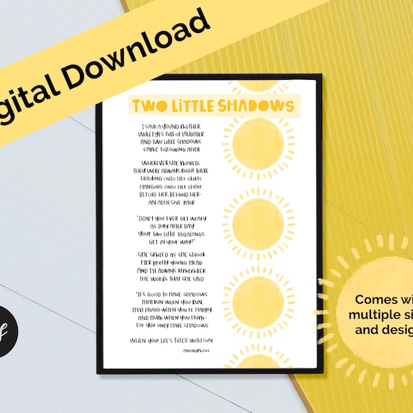 Sunshine Poem - Etsy