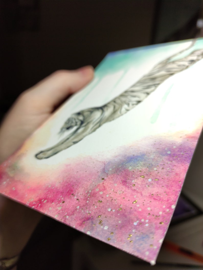 Tiger Print | Original Tiger Artwork | Hand Embellished | Animal Lover ...