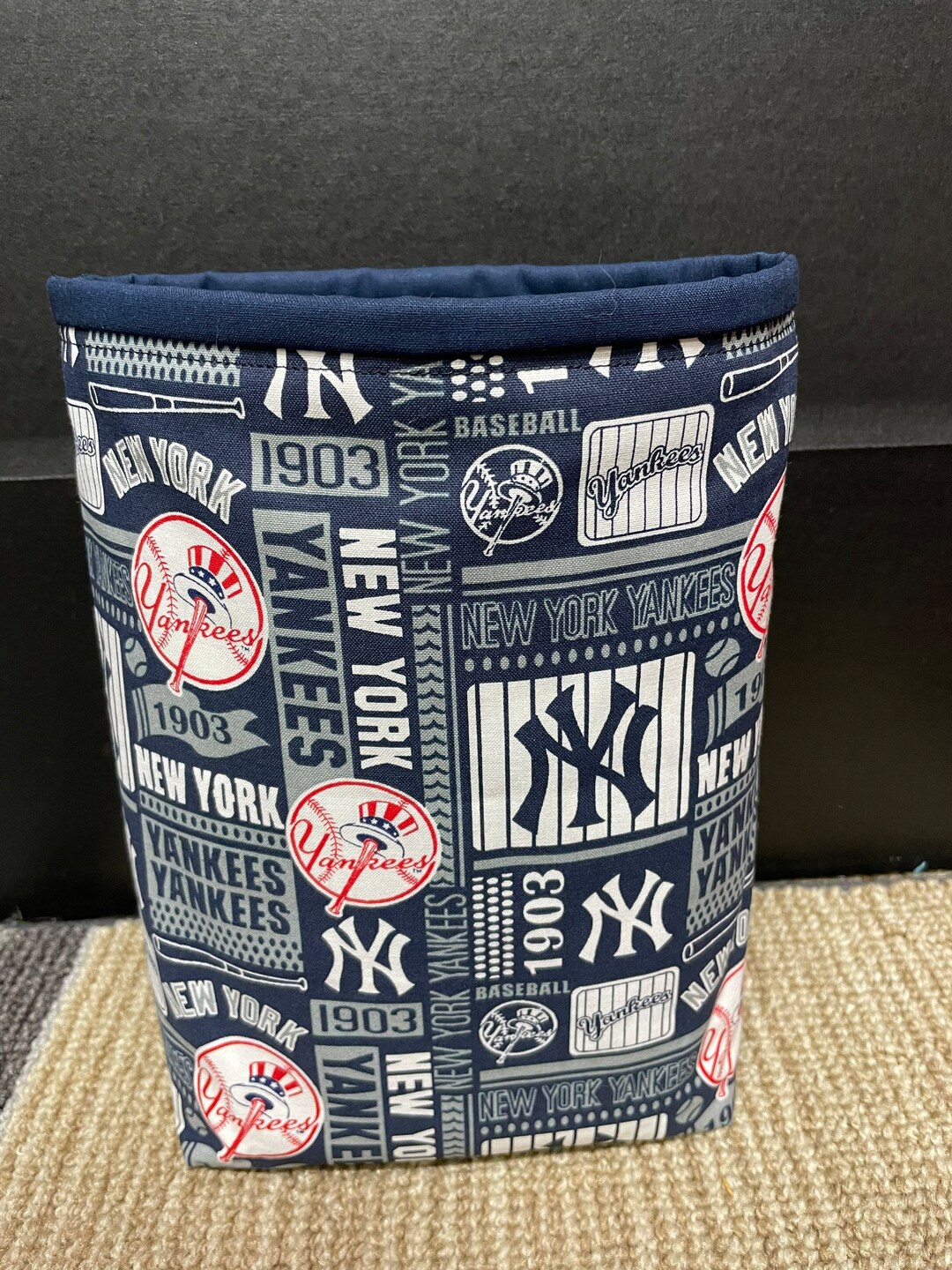 New York Yankees - Fabric Trash Bag - Etsy