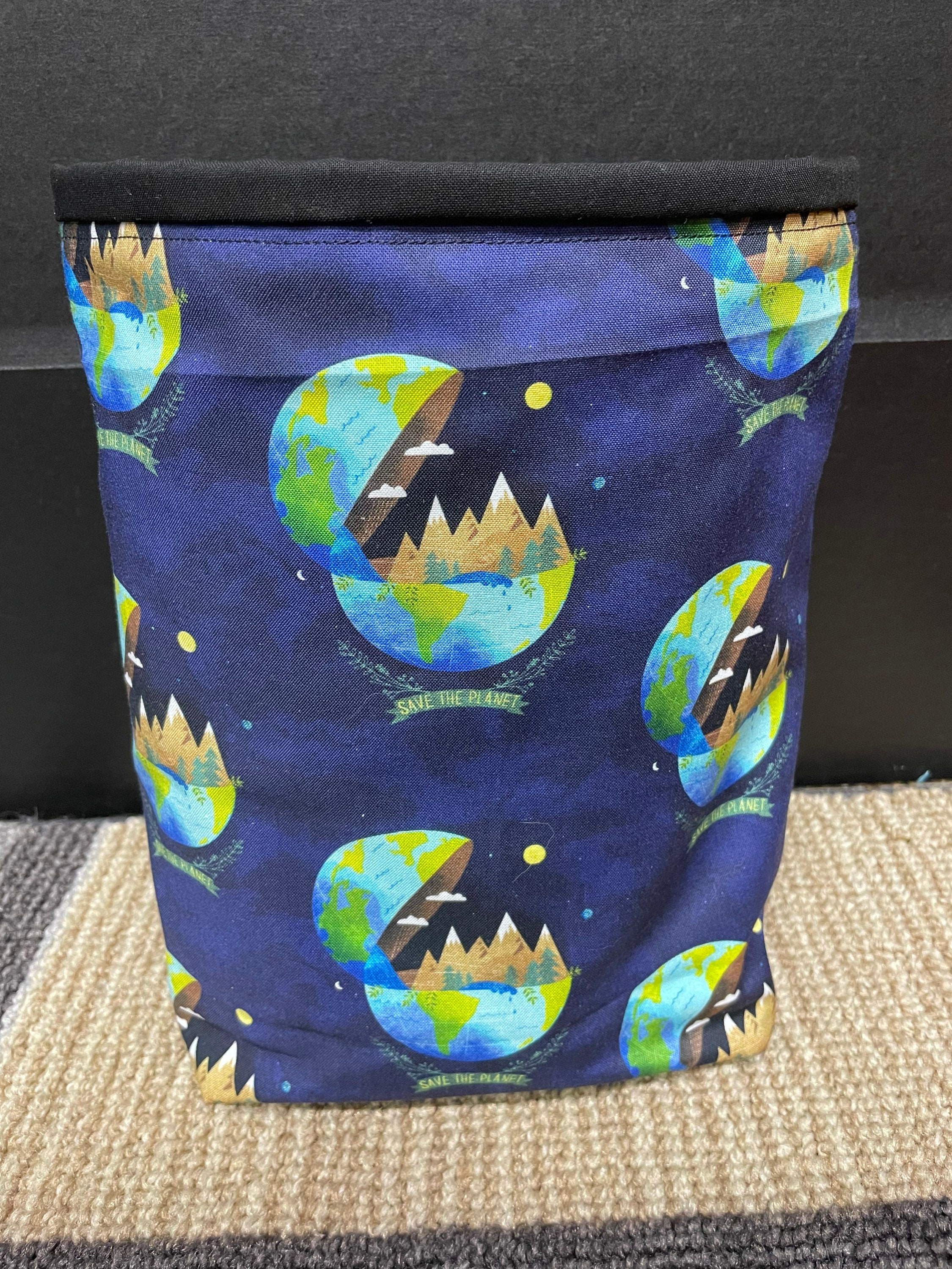 Save the Planet - Fabric Trash Bag - Etsy