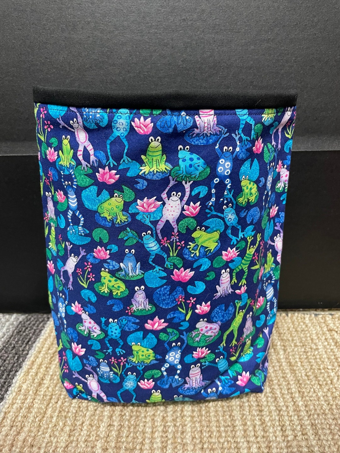 Frogs - Fabric Trash Bag - Etsy