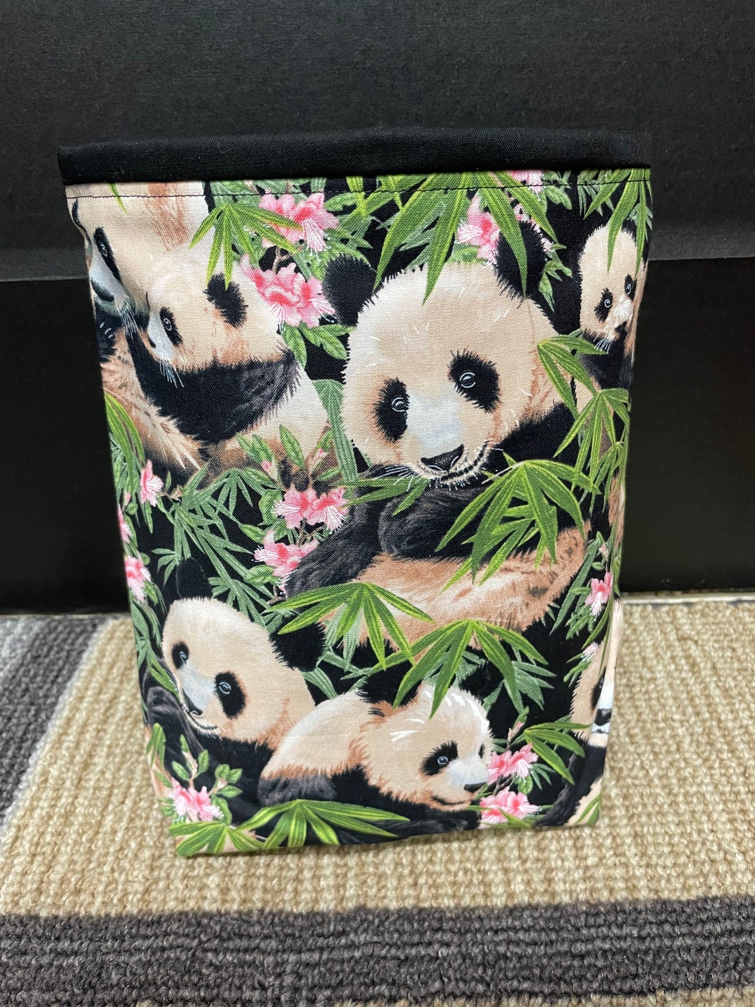 Pandas Fabric Trash Bag - Etsy