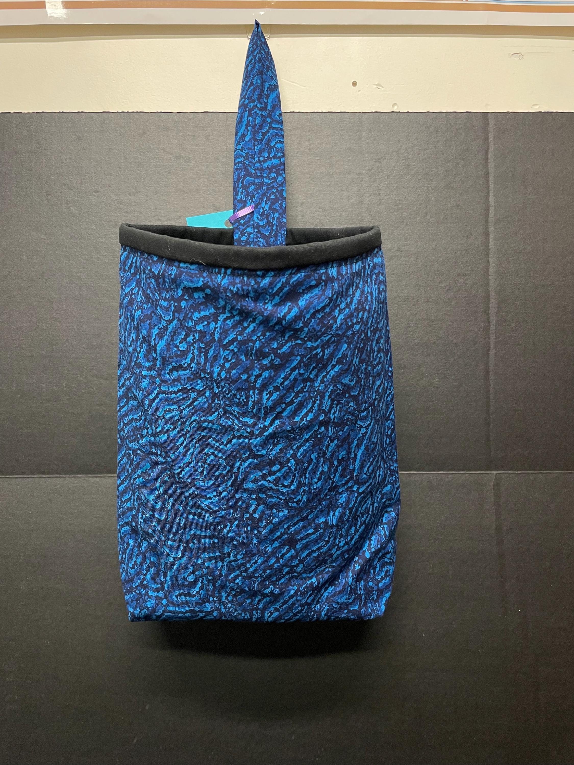 Blue Patterns - Fabric Trash Bag - Etsy