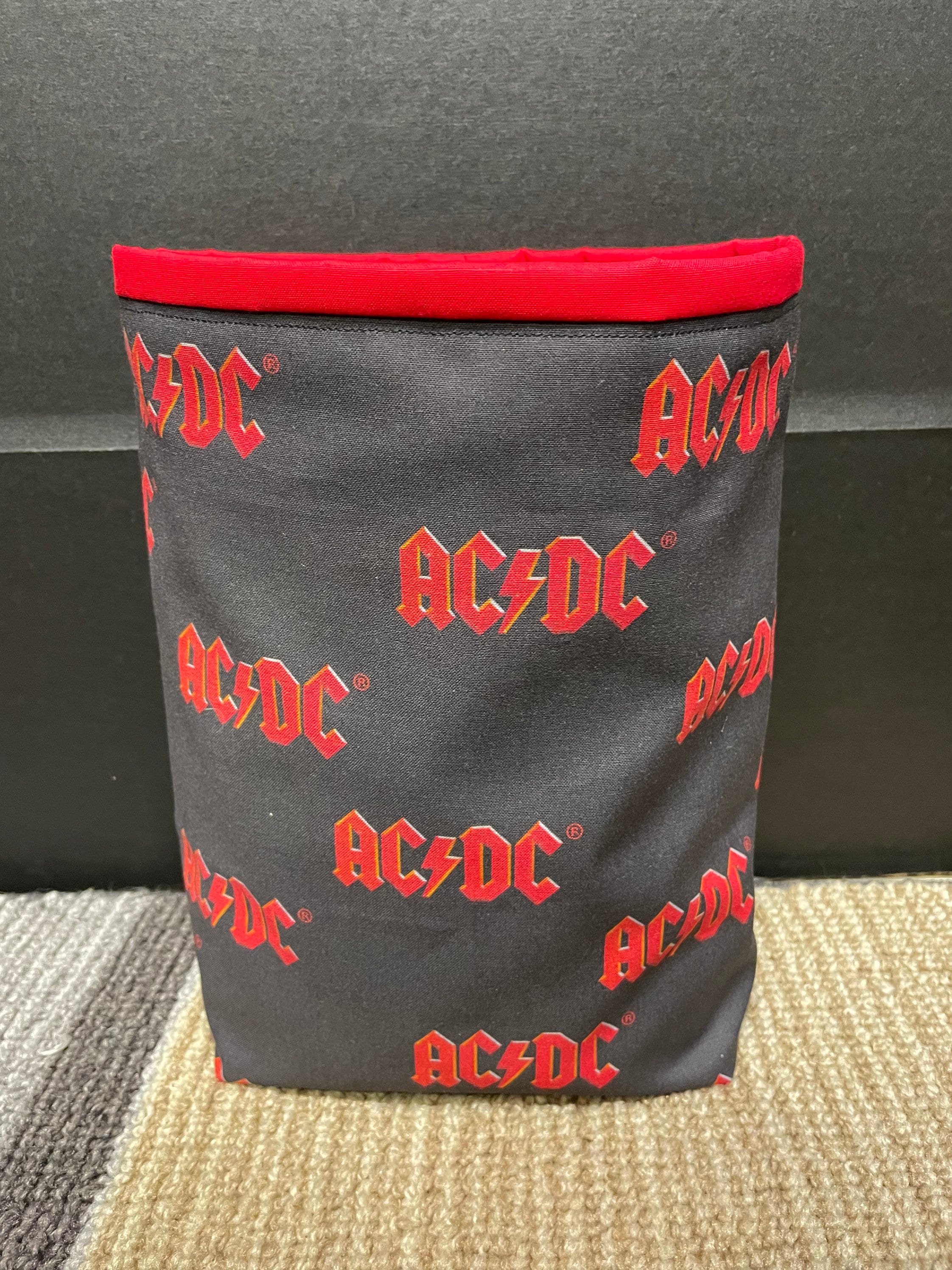 AC/DC - Fabric Trash Bag - Etsy