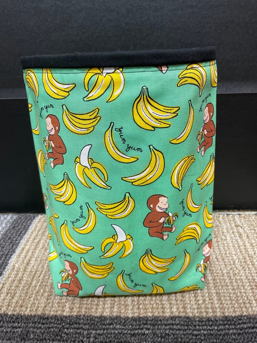 Curious George - Fabric Trash Bag - Etsy