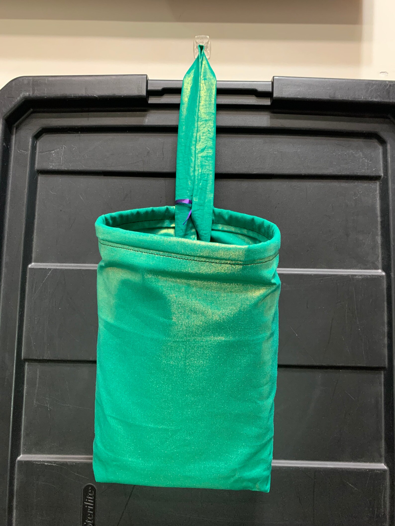 Metallic assorted colors Fabric Trash Bag | Etsy