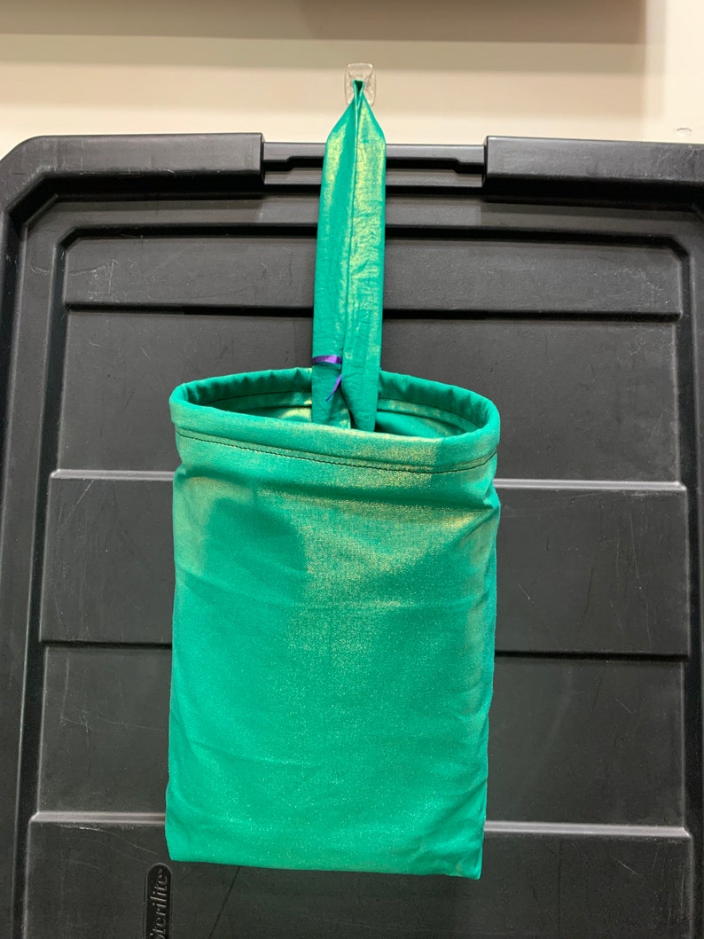 Metallic assorted Colors Fabric Trash Bag - Etsy