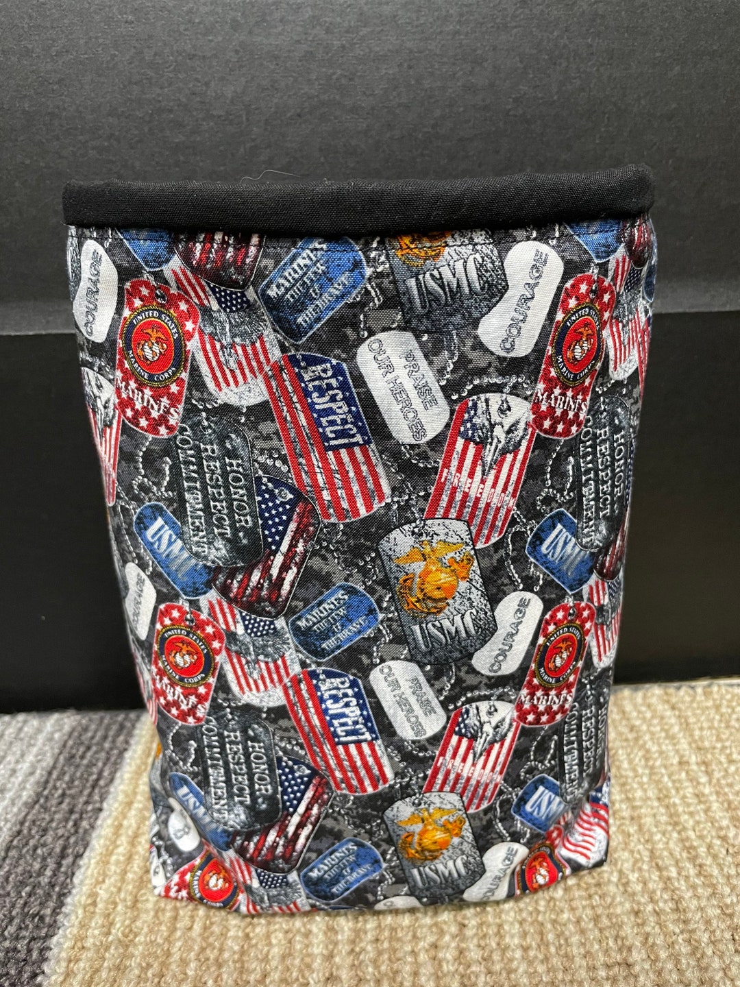 US Marine Corps - Fabric Trash Bag - Etsy