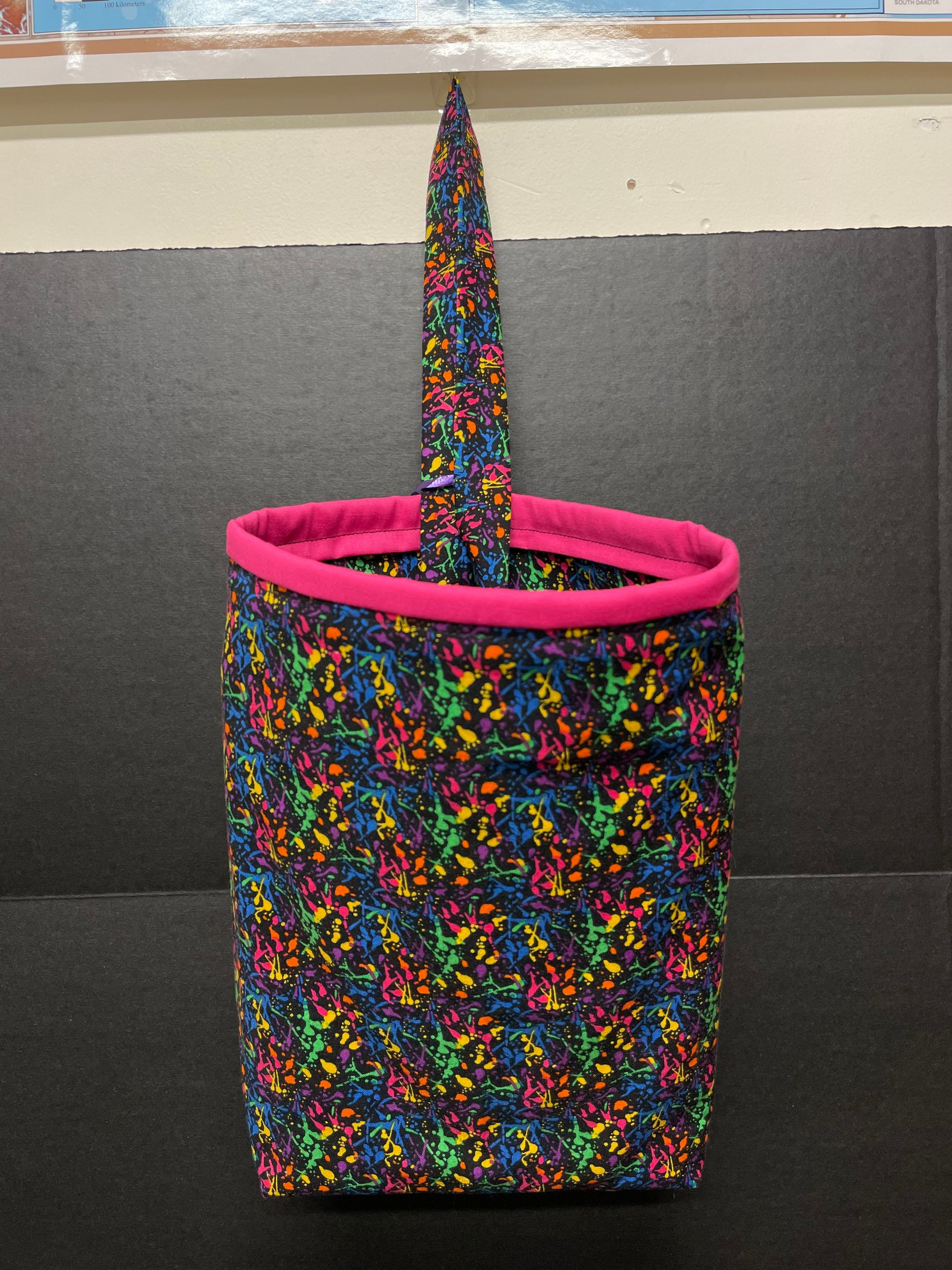Paint Splatter Fabric Trash Bag - Etsy