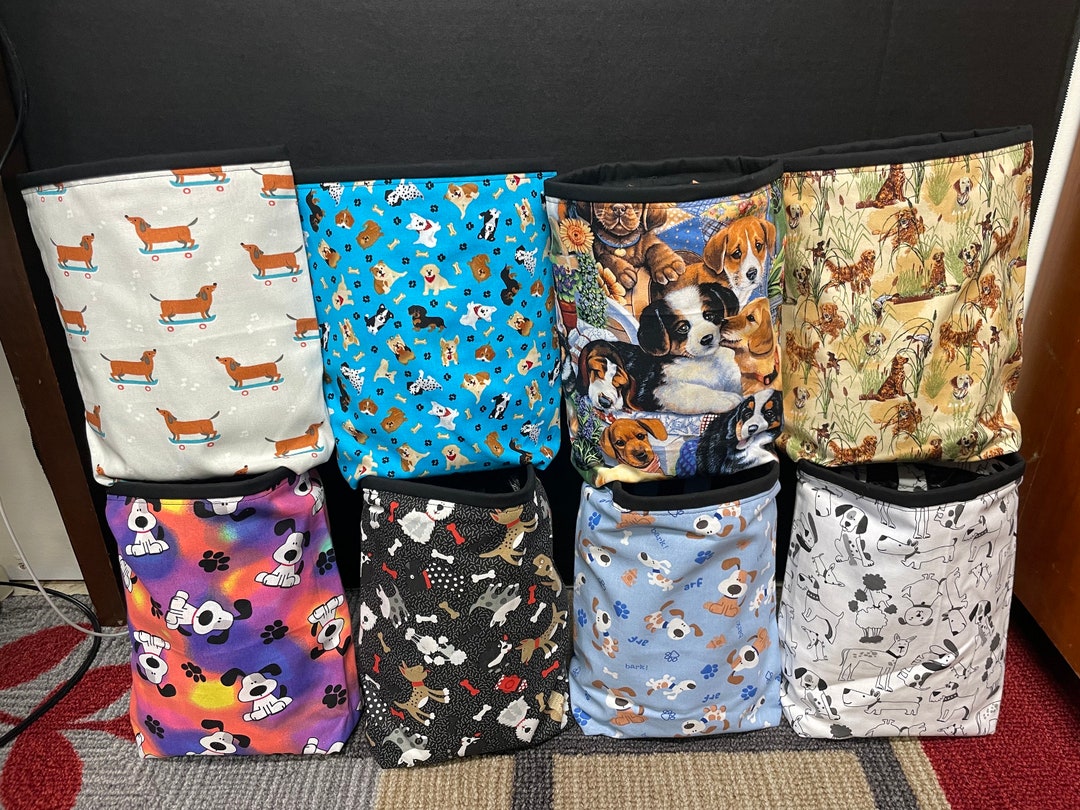 Dogs - Fabric Trash Bag - Etsy