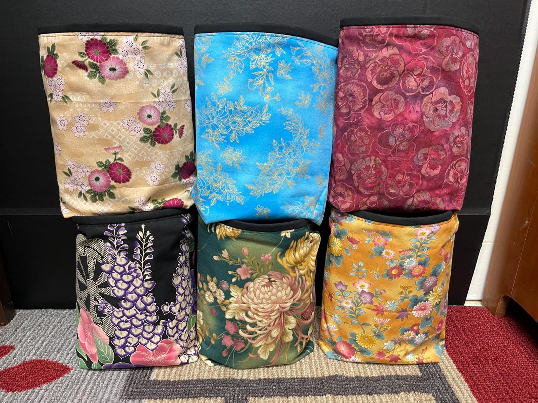 Flowers 2 - Fabric Trash Bag - Etsy