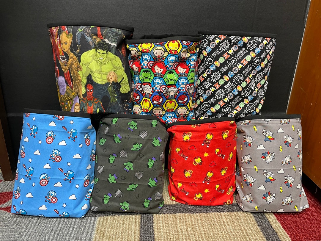 Marvel Fabric Trash Bag - Etsy