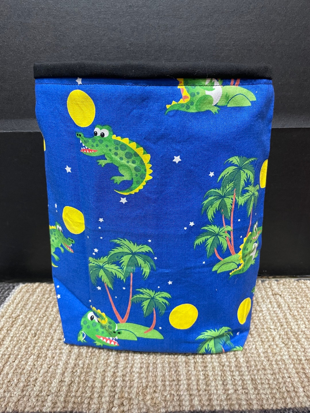 Crocodiles - Fabric Trash Bag - Etsy