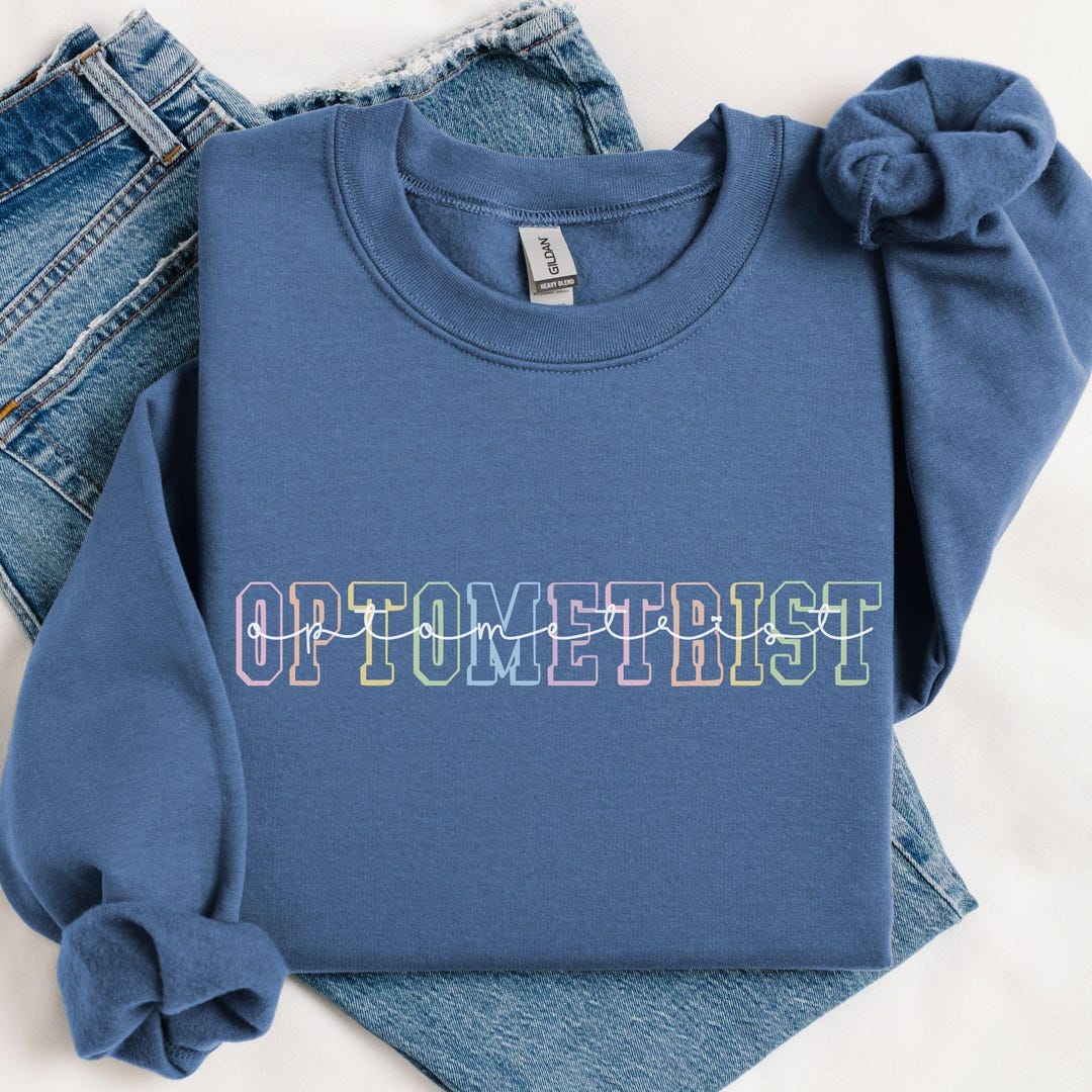 Optometrist Sweatshirt Optometrist Gift Trendy Sweatshirt Women ...