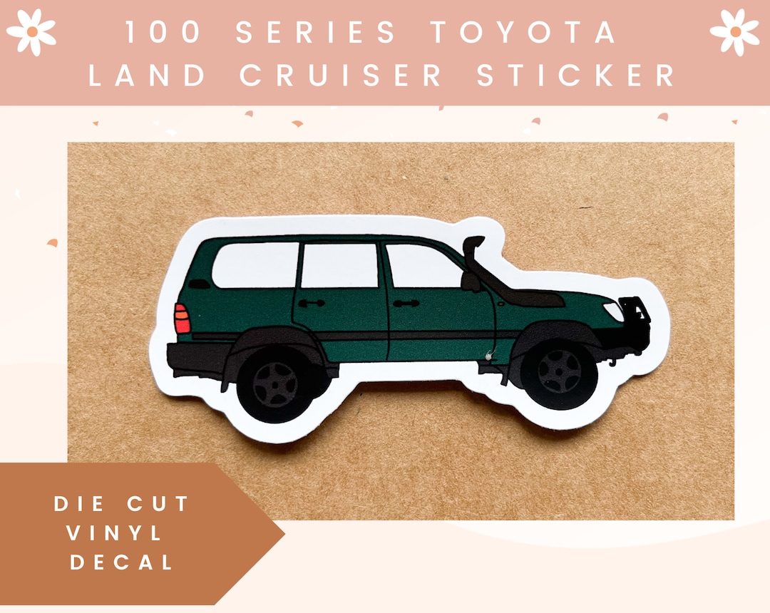 100 Series Toyota Land Cruiser Vinyl Die-cut Sticker Classic - Etsy