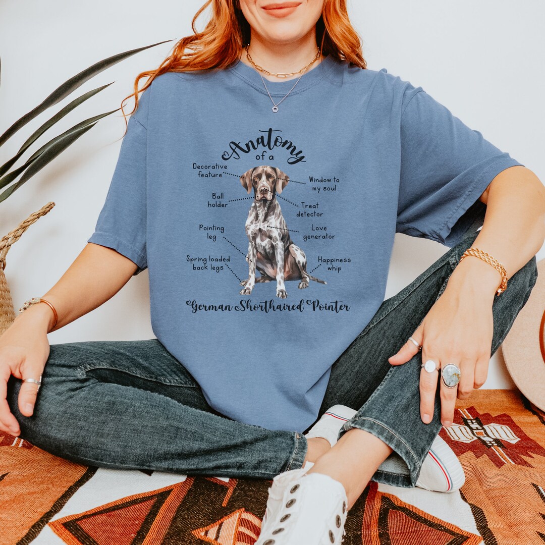 GSP Shirt German Shorthaired Pointer Shirt Gsp Tshirt Anatomy of a Gsp ...
