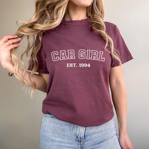 Car Girl Shirt Car Girl Tshirt Female Auto Mechanic Shirt Car Girl Gift ...