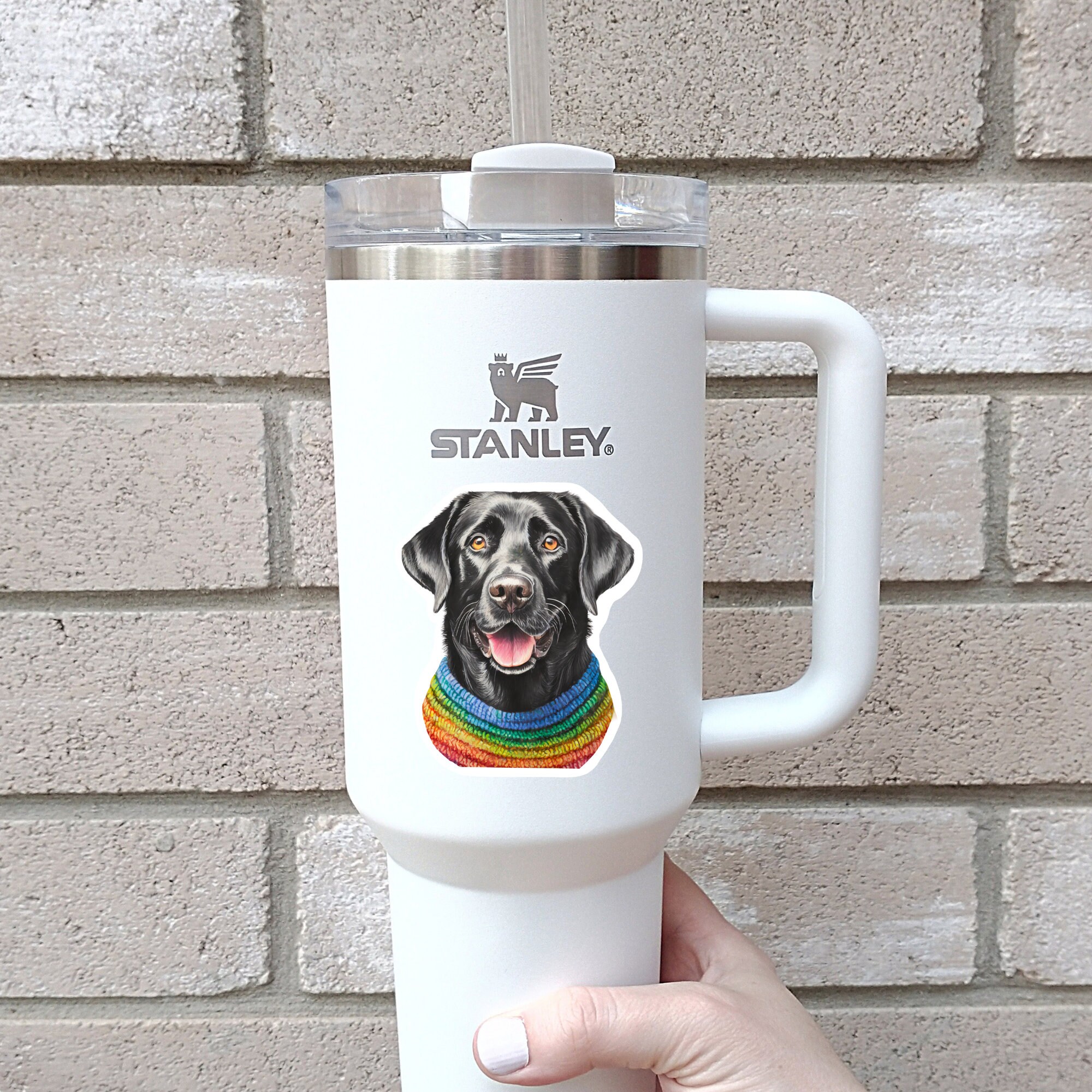 Black Labrador Sticker Cute Labrador Sticker Black Lab Sticker Black ...