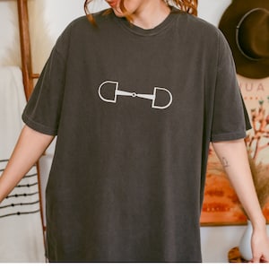 Horse Bit Tshirt Minimalistic Equestrian Sweatshirt Snaffle Bit Tshirt ...