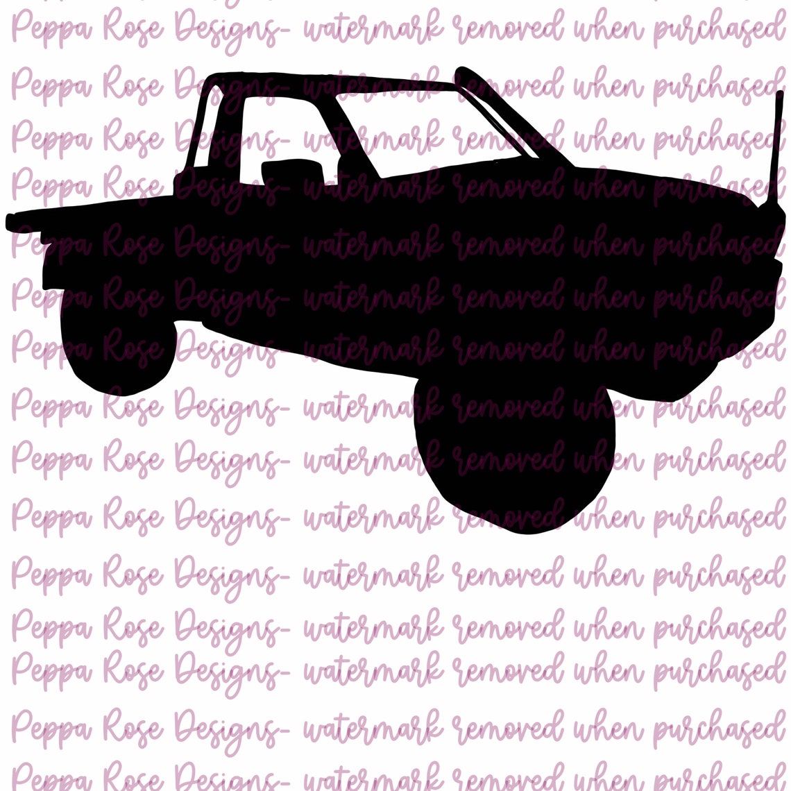 Single Cab Patrol Ute Silhouette Cut File Outline PNG - Etsy