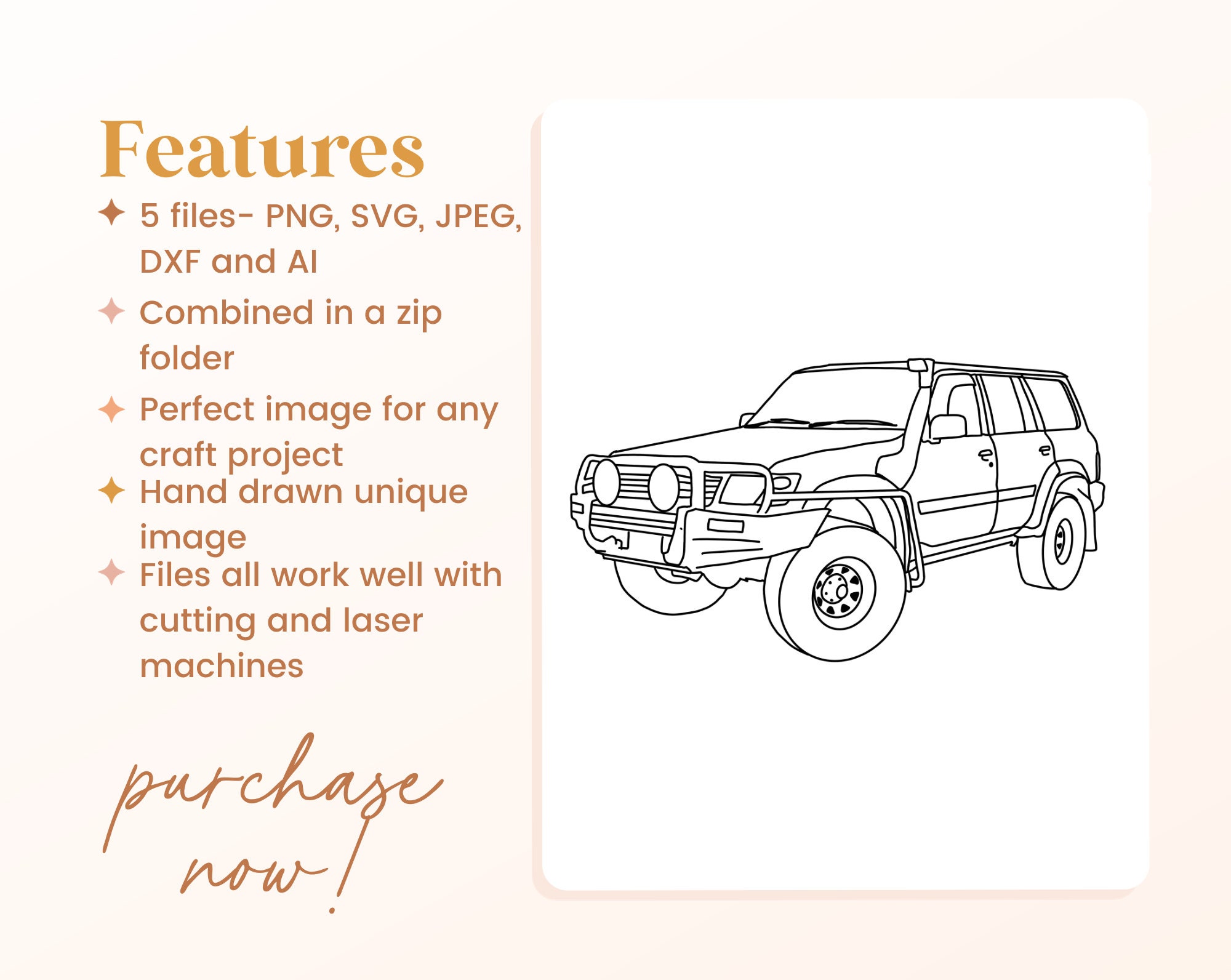 Nissan Patrol SVG Wagon Outline Digital Download Svg Patrol Gu Patrol ...