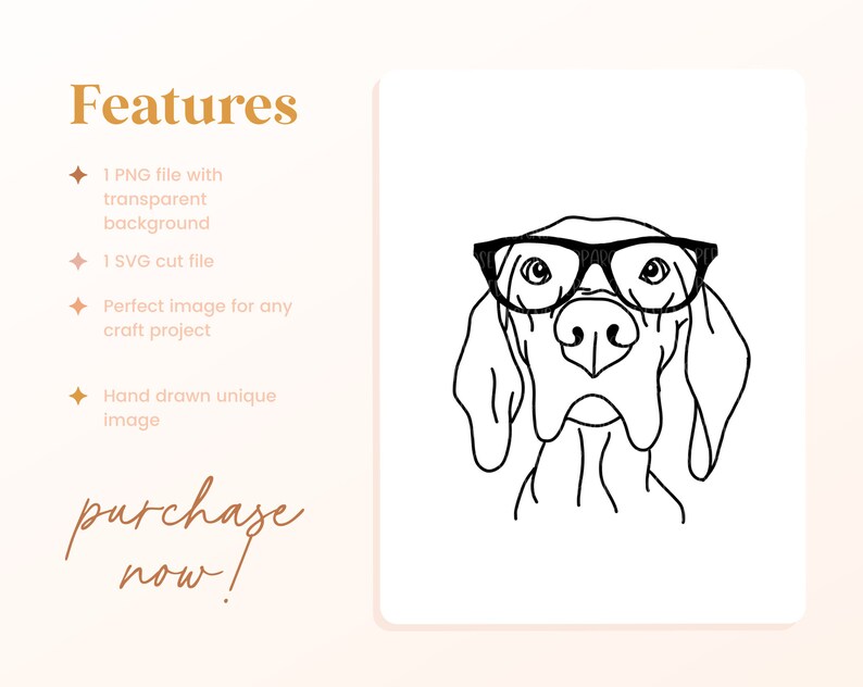 GSP SVG Dog Glasses German Cut File Shorthaired Pointer Vector - Etsy ...