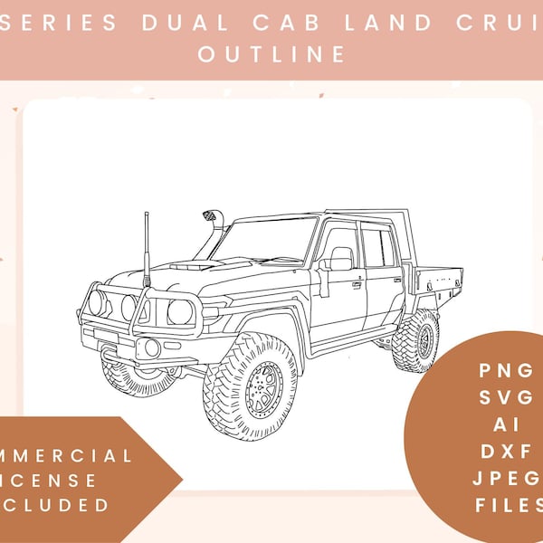 Land Cruiser Drawing - Etsy Australia