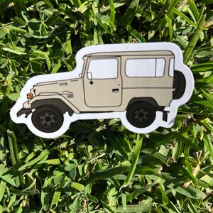 FJ40 Toyota Sticker Land Cruiser Sticker Classic 40 Series Decal Toyota ...