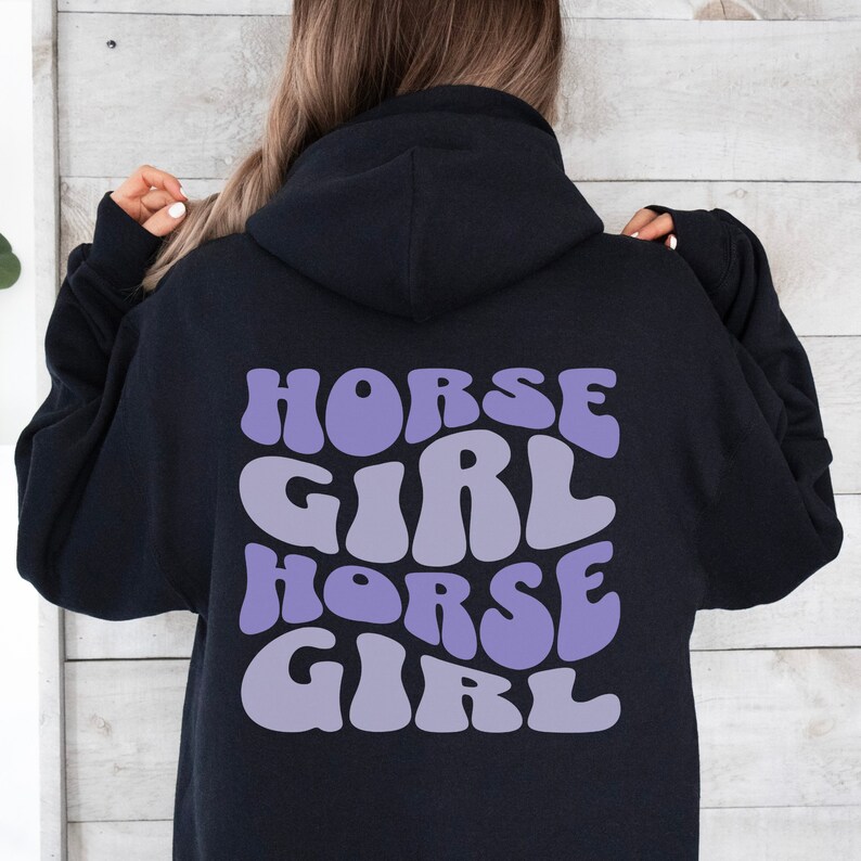 Horse Girl Hoodie Horse Riding Girls Jumper Horse Riding Clothes Horse ...
