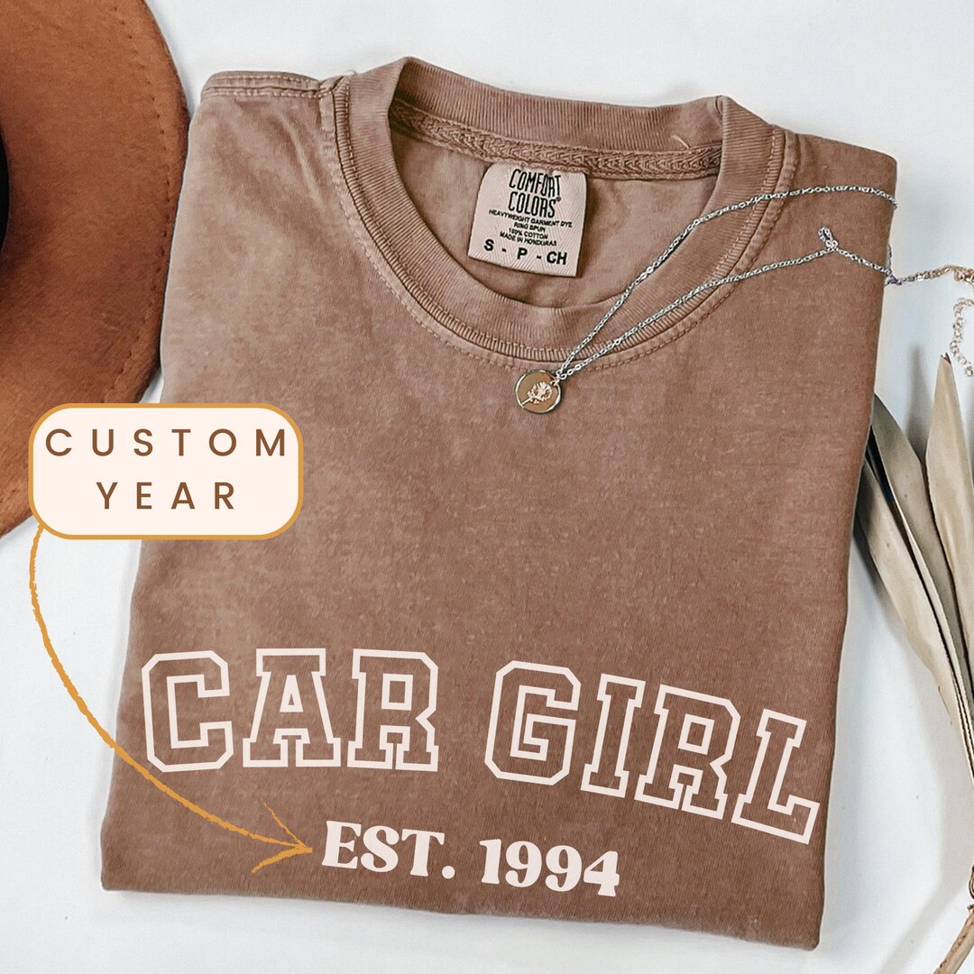 Car Girl Shirt Car Girl Tshirt Female Auto Mechanic Shirt Car Girl Gift ...