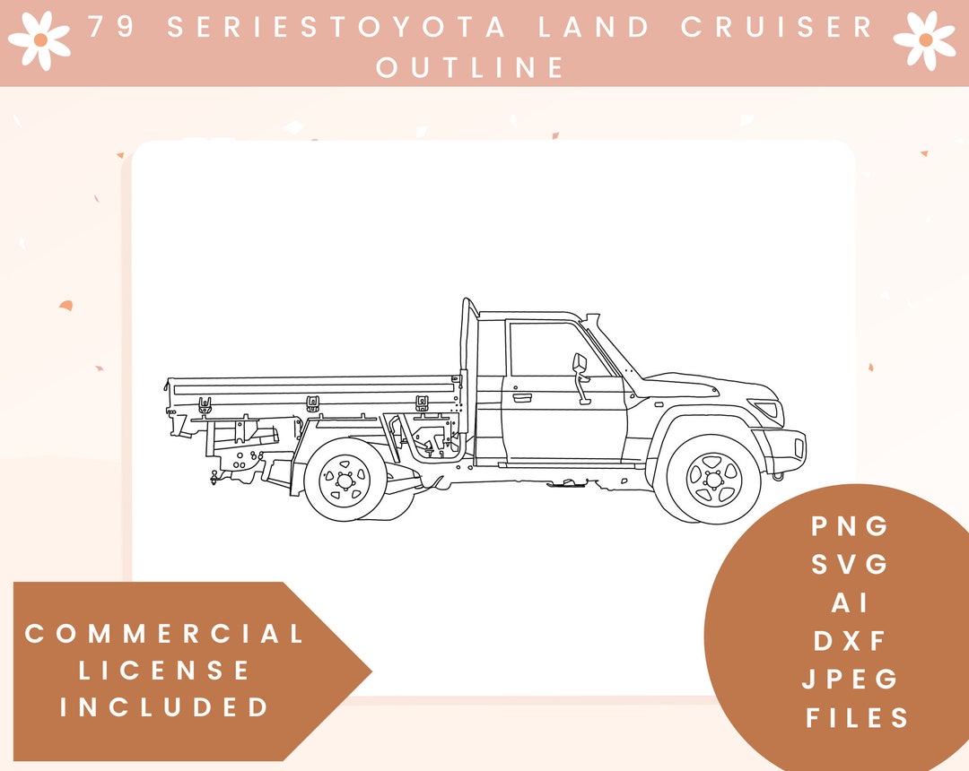 79 Series Toyota Land Cruiser Cut and Laser File Digital Download ...