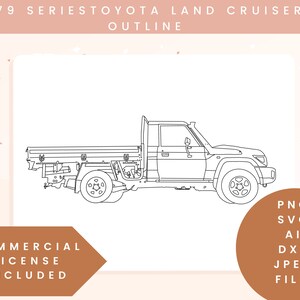 79 Series Toyota Land Cruiser Cut and Laser File Digital Download ...