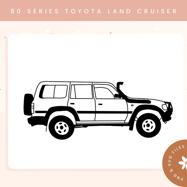 Toyota Land Cruiser Svg - Etsy