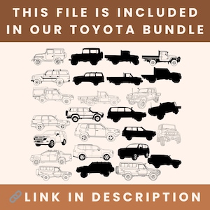 79 Series Toyota Land Cruiser Cut and Laser File Digital Download ...