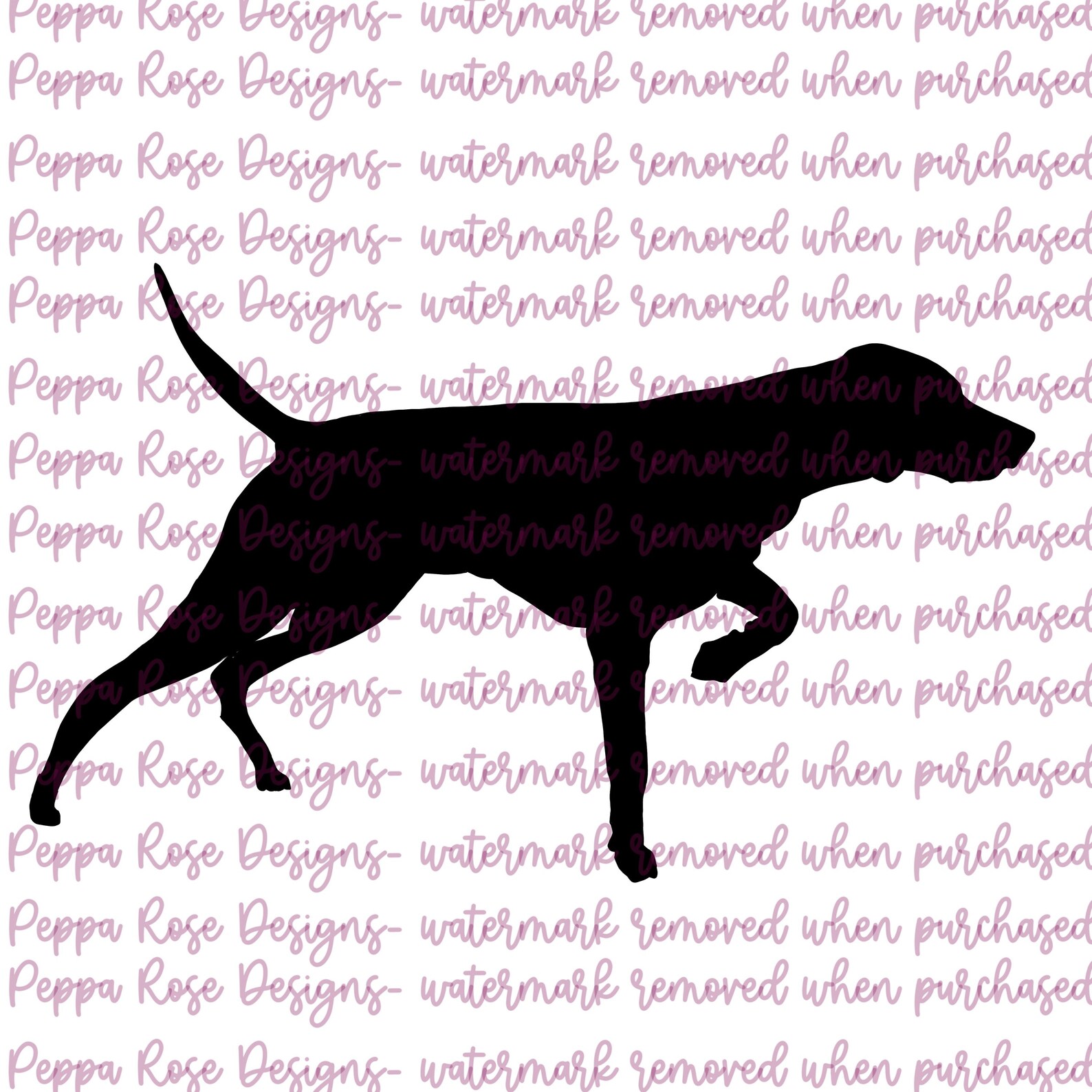 GSP Bundle Silhouette Download Outline German Shorthaired - Etsy
