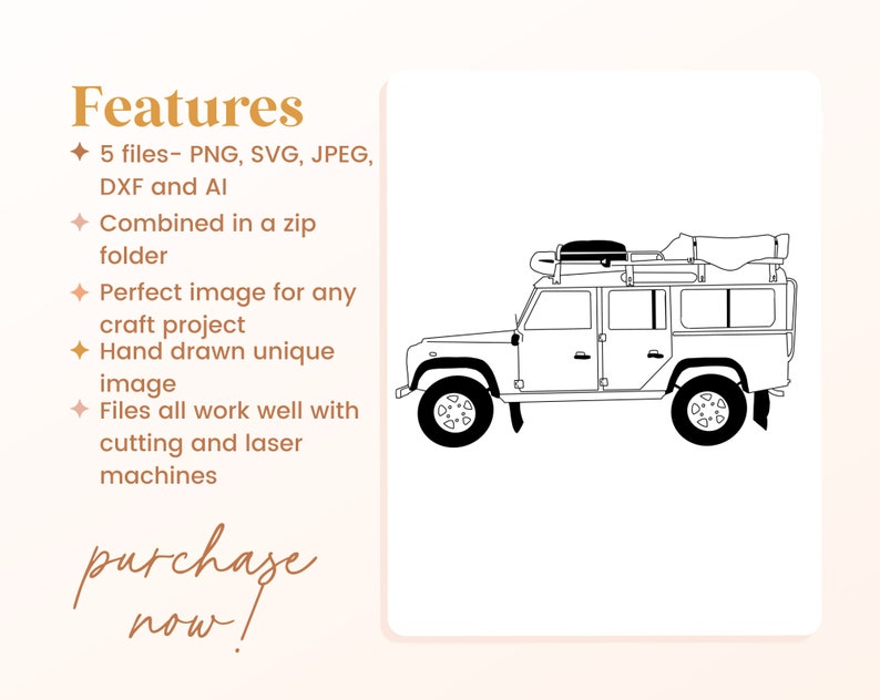 Land Rover Defender Silhouette Outline Cut File Defender - Etsy