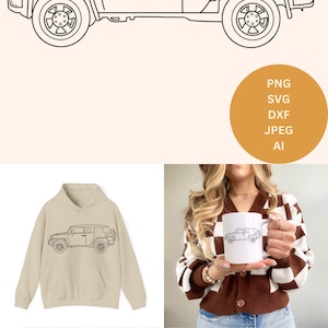 FJ Cruiser svg FJ Cruiser toyota png Land Cruiser FJ Cruiser Vektor ...