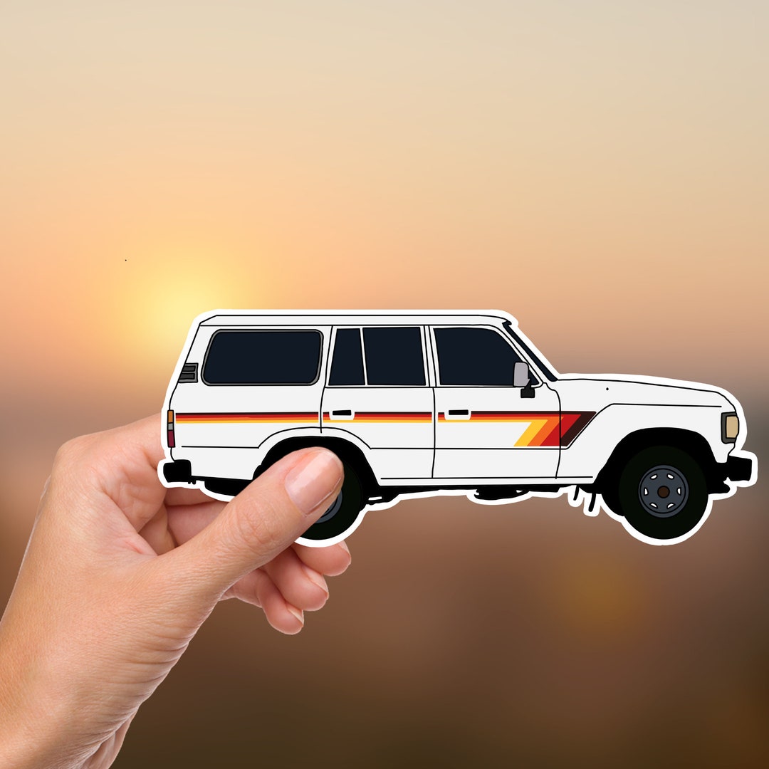 60 Series Sticker Toyota Retro Land Cruiser Sticker Vintage 60 Series ...