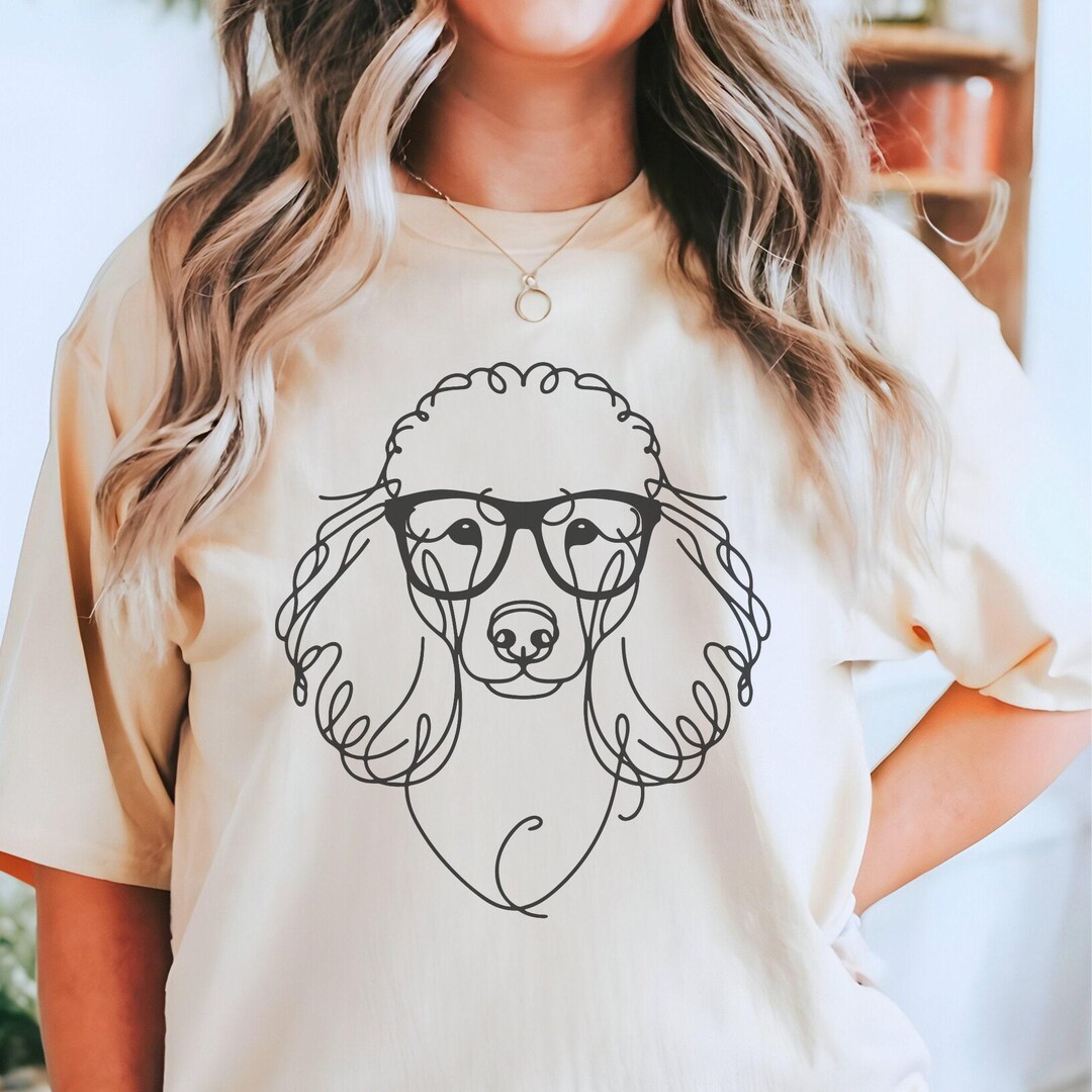 Poodle Tshirt Gift for Standard Poodle Mom Gift for Miniature Poodle ...