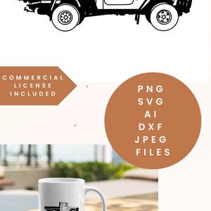 Toyota 40 Series Land Cruiser Ute Cut File FJ40 Outline Vintage 4x4 ...