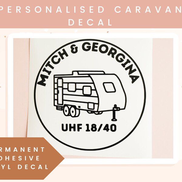 Custom Sticker for Caravan - Etsy